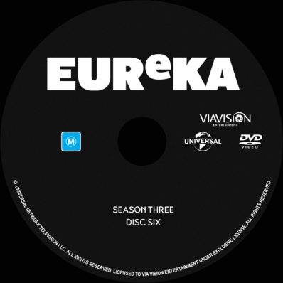 CoverCity - DVD Covers & Labels - Eureka - Season 3; disc 6