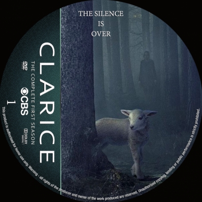 CoverCity - DVD Covers & Labels - Clarice - Season 1; disc 1