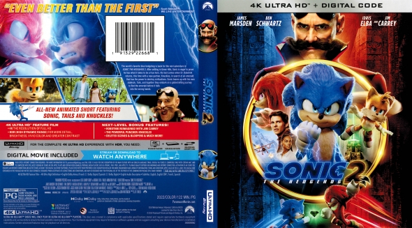 CoverCity - DVD Covers & Labels - Sonic the Hedgehog 2 4K