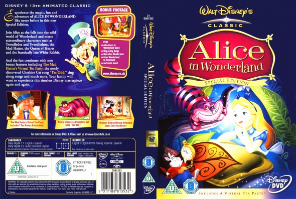 CoverCity - DVD Covers & Labels - Alice in Wonderland CoverCity - DVD Covers & Labels - Alice in Wonderland