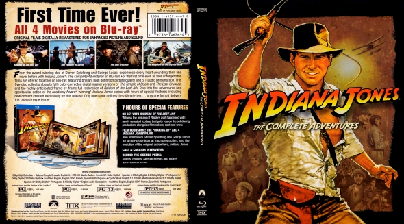 CoverCity - DVD Covers & Labels - Indiana Jones The Complete Adventures