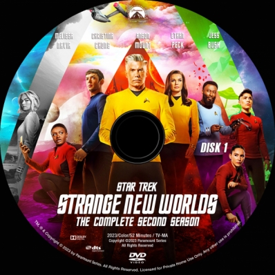 CoverCity - DVD Covers & Labels - Star Trek: Strange New Worlds - Season 2; disk 1