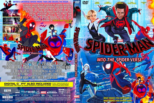 CoverCity - DVD Covers & Labels - Spider-Man: Into the Spider-Verse