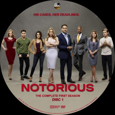 CoverCity - DVD Covers & Labels - Notorious - Season 1; disc 1