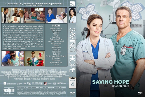 CoverCity - DVD Covers & Labels - Saving Hope - Season 4