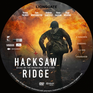 CoverCity - DVD Covers & Labels - Hacksaw Ridge