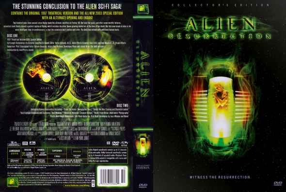CoverCity - DVD Covers & Labels - Alien: Resurrection