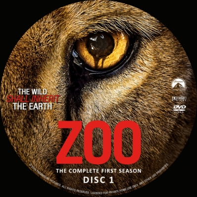 CoverCity - DVD Covers & Labels - Zoo - Season 1; disc 1