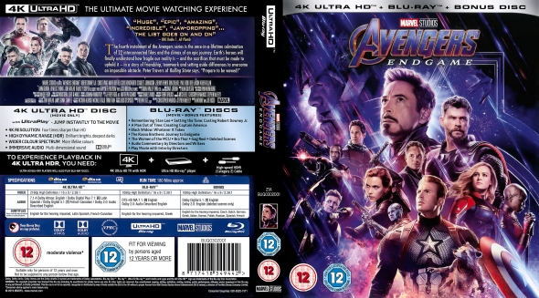 CoverCity - DVD Covers & Labels - Avengers: Endgame 4K