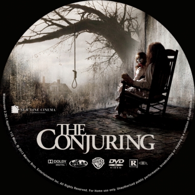 The Conjuring Dvd Label