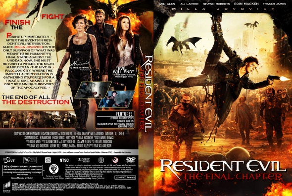 CoverCity - DVD Covers & Labels - Resident Evil: The Final Chapter