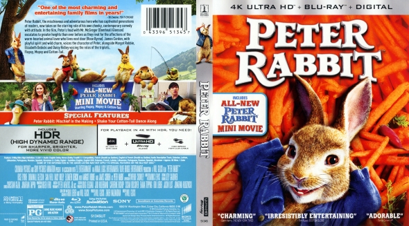 CoverCity - DVD Covers & Labels - Peter Rabbit 4K