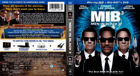CoverCity - DVD Covers & Labels - Men in Black 3 - 3D