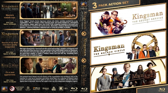CoverCity - DVD Covers & Labels - Kingsman Triple Feature