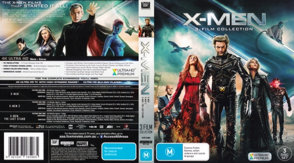 CoverCity - DVD Covers & Labels - X-Men: 3-Film Collection 4K