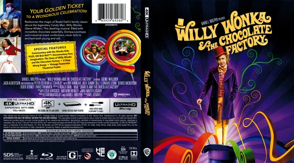 Willy Wonka And The Chocolate Factory Dvd Cover