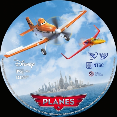 Planes Dvd Label