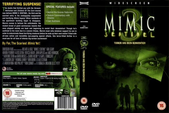 CoverCity - DVD Covers & Labels - Mimic: Sentinel