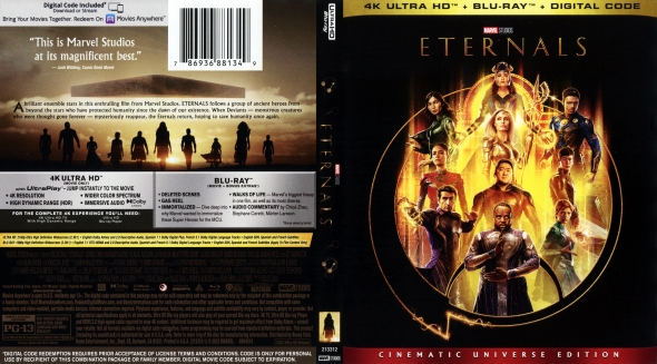 CoverCity - DVD Covers & Labels - Eternals 4K