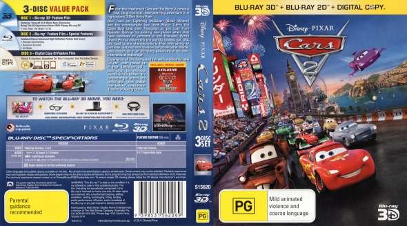 CoverCity - DVD Covers & Labels - Cars 2 3D