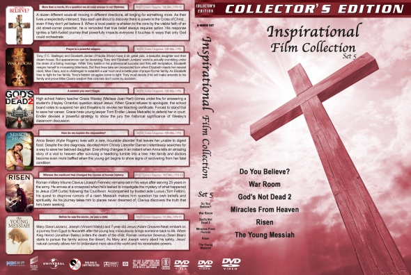 CoverCity - DVD Covers & Labels - Inspirational Film Collection - Set 5 ...