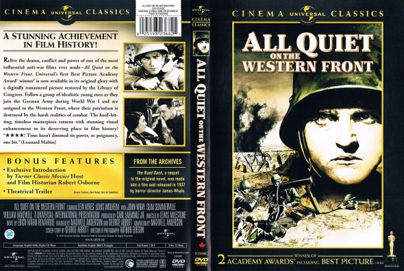 CoverCity - DVD Covers & Labels - All Quiet on the Western Front