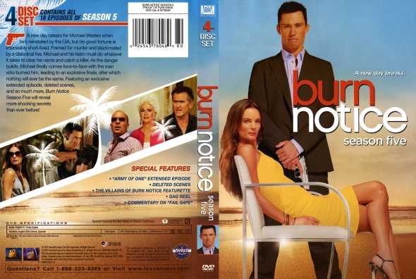 CoverCity - DVD Covers & Labels - Burn Notice - Season 5