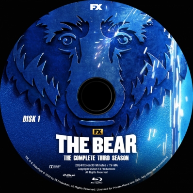 CoverCity - DVD Covers & Labels - The Bear - Season 3; disk 1