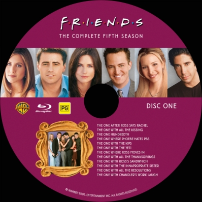 CoverCity - DVD Covers & Labels - Friends - Season 5; disc 1