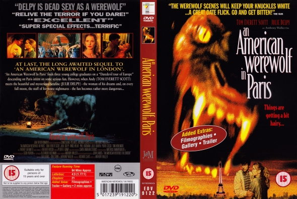 CoverCity - DVD Covers & Labels - American Werewolf in Paris