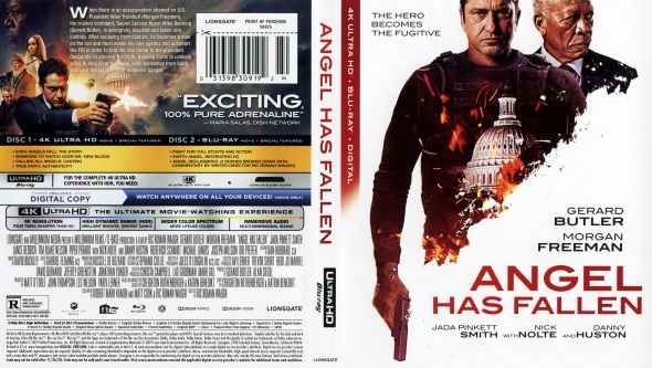 CoverCity - DVD Covers & Labels - Angel Has Fallen 4K