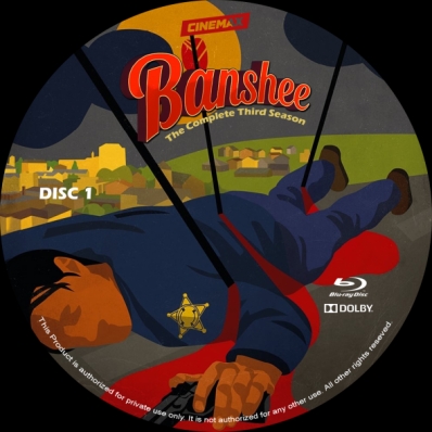 CoverCity - DVD Covers & Labels - Banshee - Season 3; disc 1