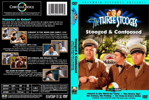 CoverCity - DVD Covers & Labels - The Three Stooges Stooged & Confoosed