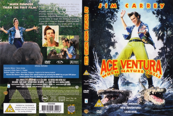 CoverCity - DVD Covers & Labels - Ace Ventura: When Nature Calls CoverCity - DVD Covers & Labels - Ace Ventura: When Nature Calls