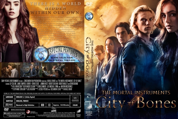 Mortal Instruments City Of Bones Dvd Cover