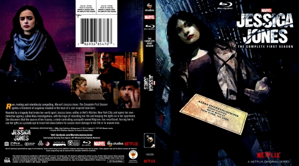 CoverCity - DVD Covers & Labels - Marvel's Jessica Jones - Season 1