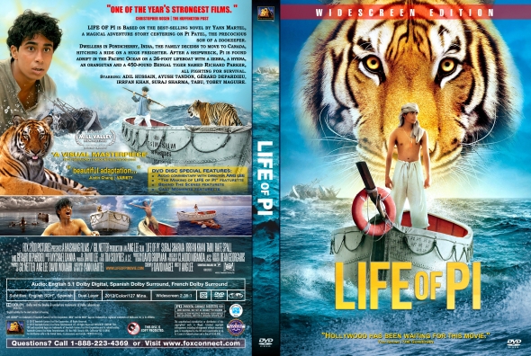 CoverCity - DVD Covers & Labels - Life of Pi