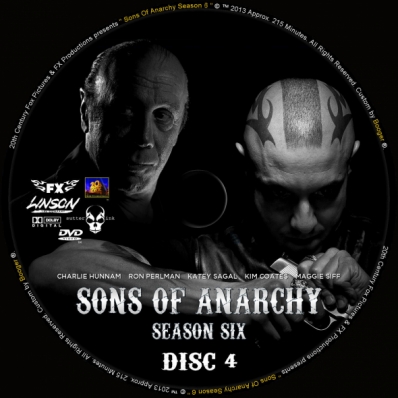 Sons Of Anarchy Dvd Cover Seizoen 6