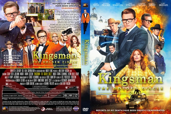 CoverCity - DVD Covers & Labels - Kingsman: The Golden Circle