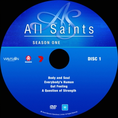 CoverCity - DVD Covers & Labels - All Saints - Season 1; disc 1