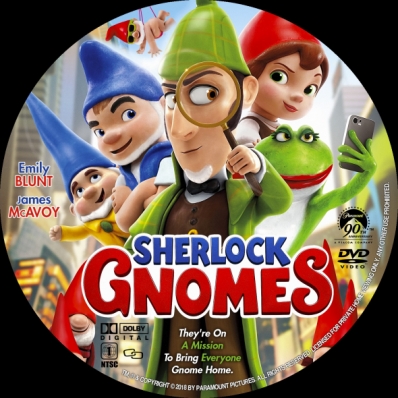 Covercity Dvd Covers Labels Sherlock Gnomes