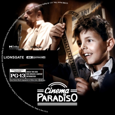 CoverCity - DVD Covers & Labels - Cinema Paradiso 4K