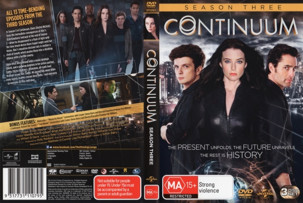 CoverCity - DVD Covers & Labels - Continuum - Season 3