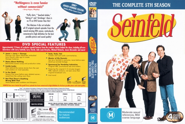 CoverCity - DVD Covers & Labels - Seinfeld - Season 5