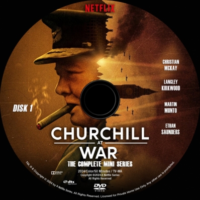 CoverCity - DVD Covers & Labels - Churchill at War - Mini Series; disk 1