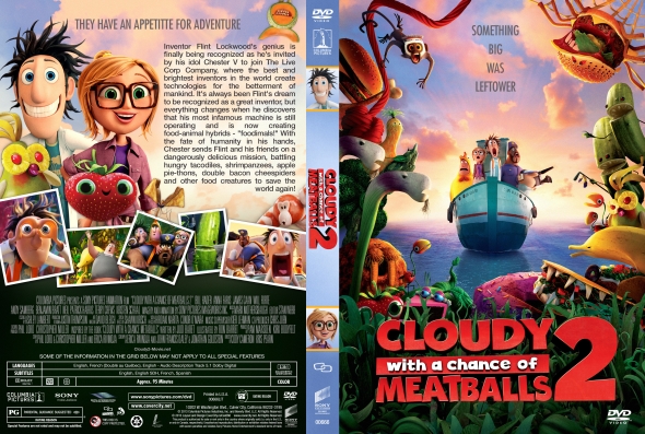 CoverCity - DVD Covers & Labels - Cloudy with a Chance of Meatballs 2