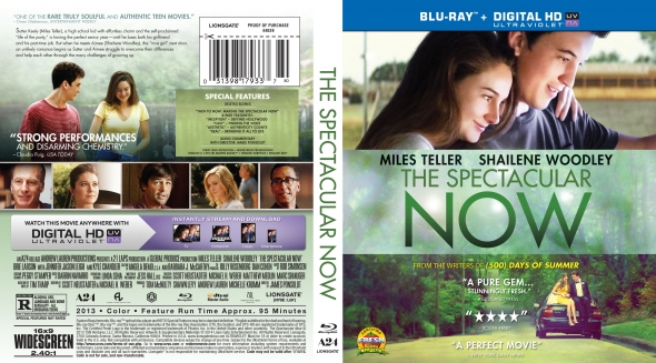 The Spectacular Now Dvd Cover