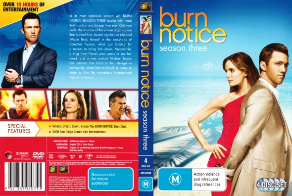 CoverCity - DVD Covers & Labels - Burn Notice - Season 3