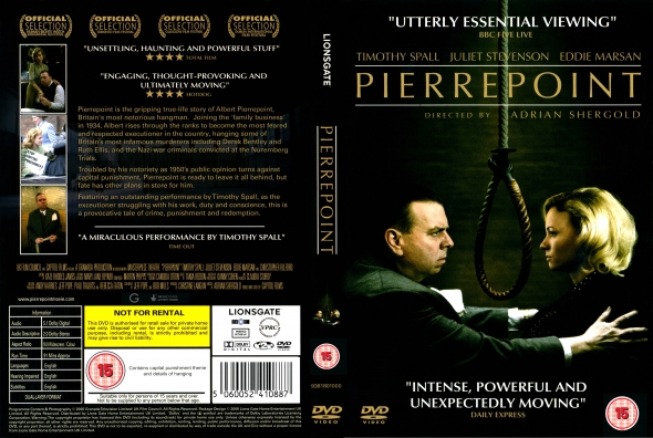 CoverCity - DVD Covers & Labels - Pierrepoint: The Last Hangman