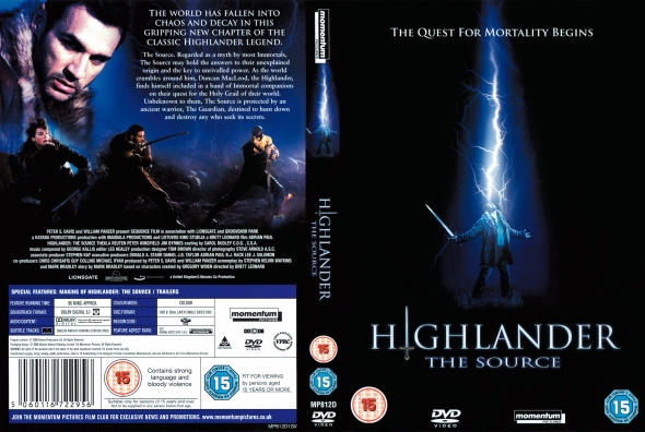 CoverCity - DVD Covers & Labels - Highlander: The Source